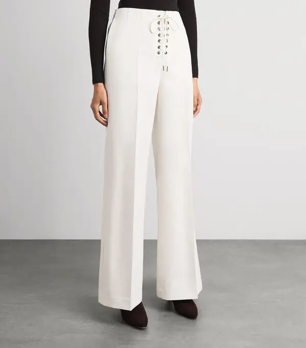 Polo Ralph Lauren Cotton-wool Beaton Lace-up Trousers