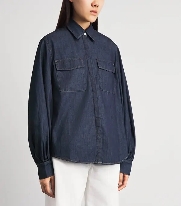 7 For All Mankind Cotton Long-sleeve Shirt