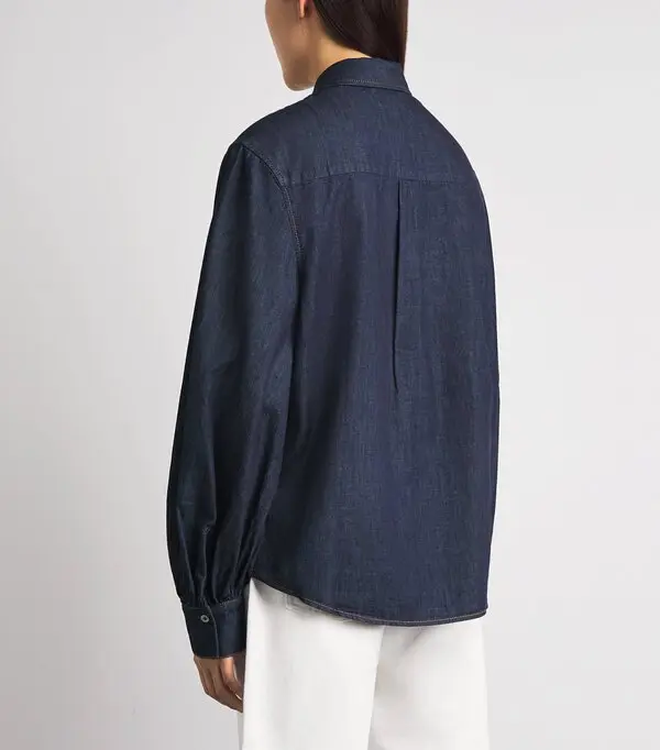 7 For All Mankind Cotton Long-sleeve Shirt