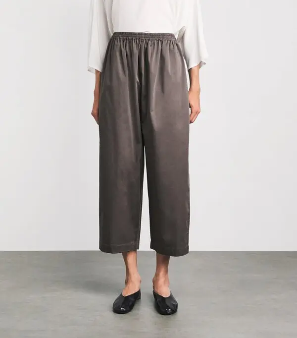 Eskandar Stretch Cotton Japanese Trousers