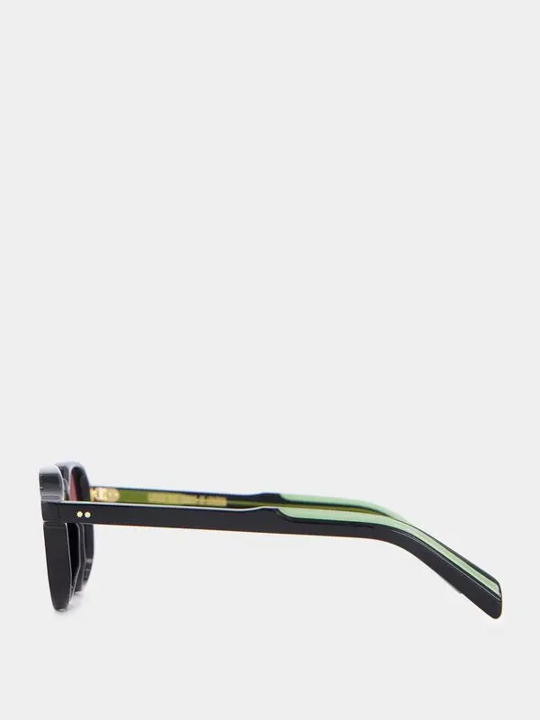 CUTLER  GROSS Cutler & Gross Oval Frame Sunglasses With Tinted Lenses