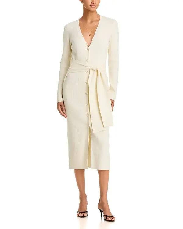 TOCCIN Lara Long Sleeve Cardigan Dress