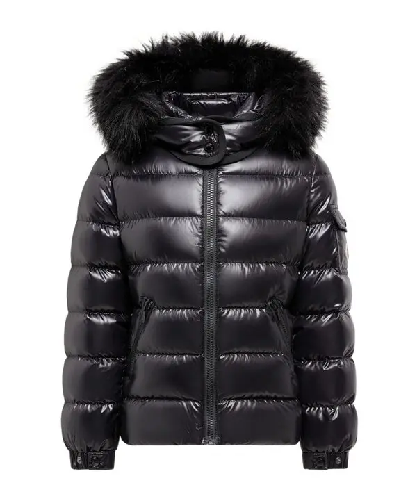 Moncler Badyf Hooded Synthetic Material-trimmed Down Jacket