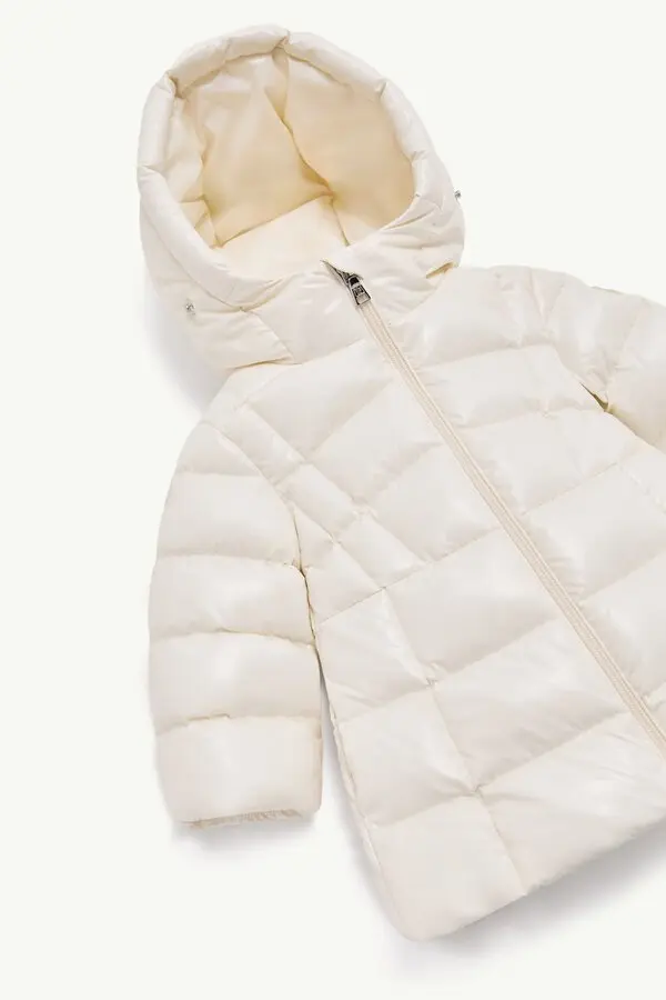 Moncler Emma Hooded Down Jacket With Fur Trim
