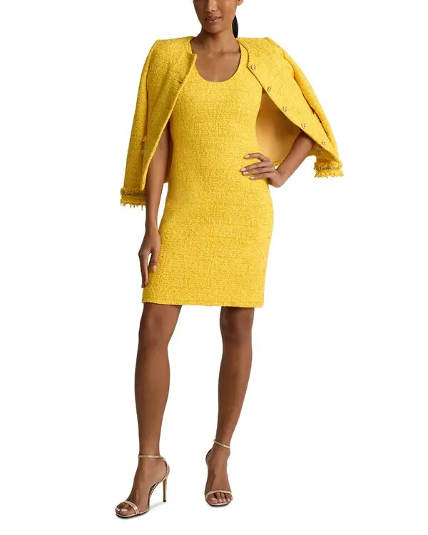 St. John Frosted Sunshine Mini Dress