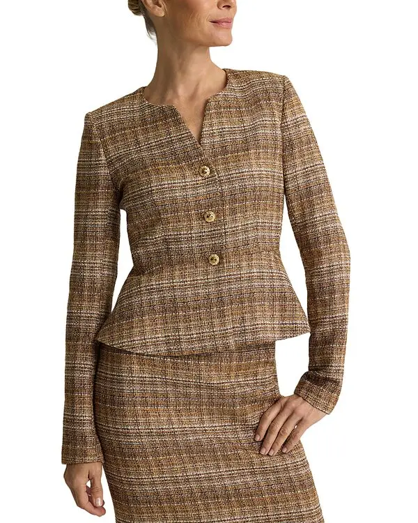 St. John Artisanal Weave Jacket