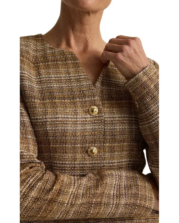 St. John Artisanal Weave Jacket