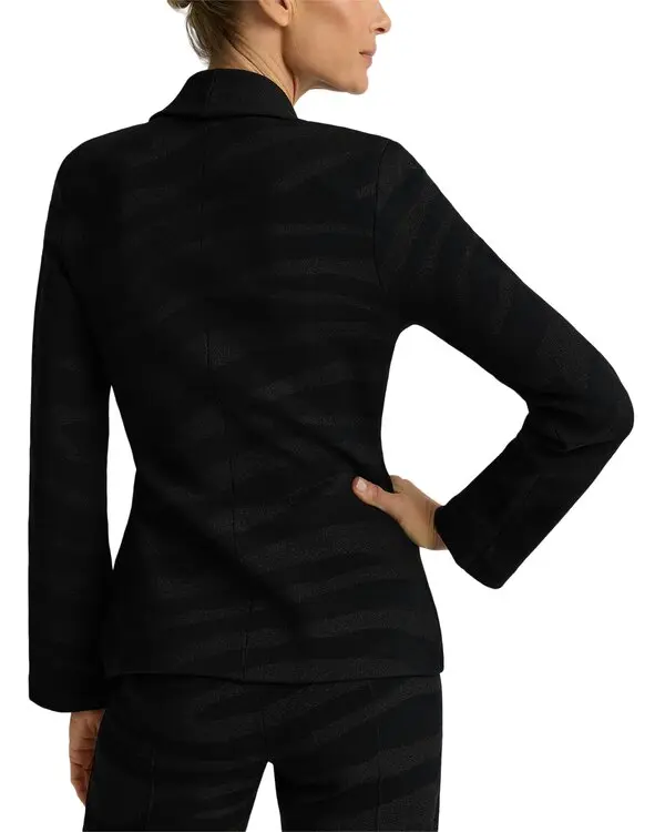 St. John Zebra Metallic Jacket