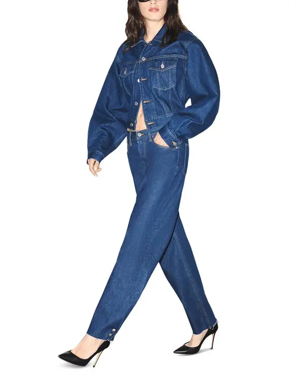RE/DONE Nico High Rise Convertible Fit Jeans