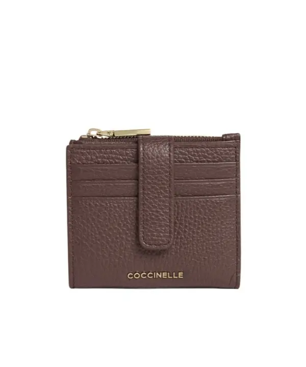 COCCINELLE Compact Zip-around Wallet - Berries