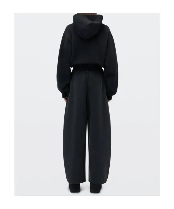 Alexander Wang Logo Print Zip-up Hoodie