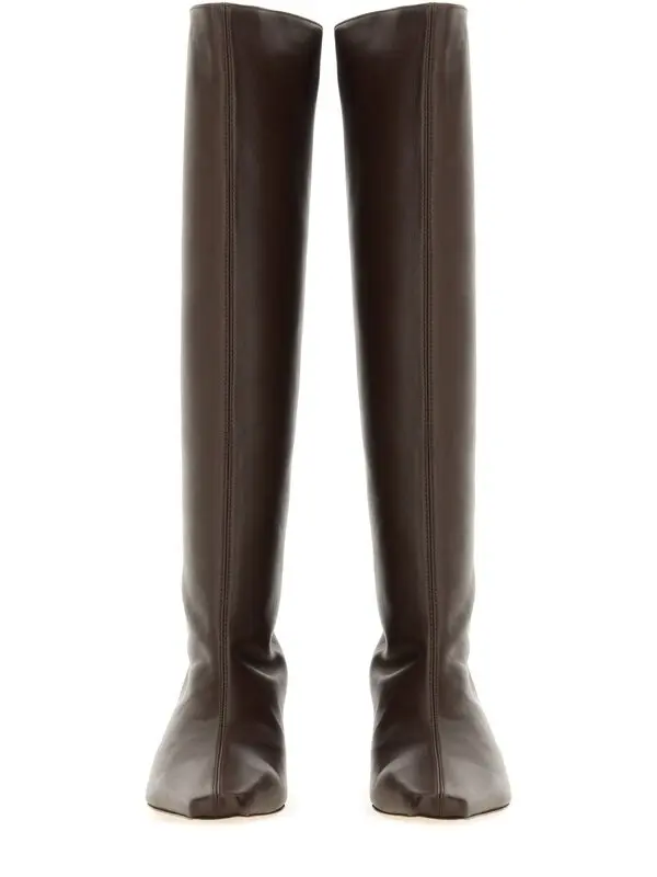 Staud Wally Pointed Leather Boots