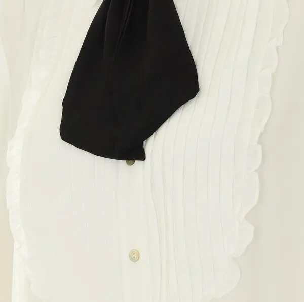 ANIYE BY Pleated Bib Shirt
