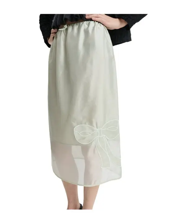 Cecilie Bahnsen Elastic Waist Midi Skirt
