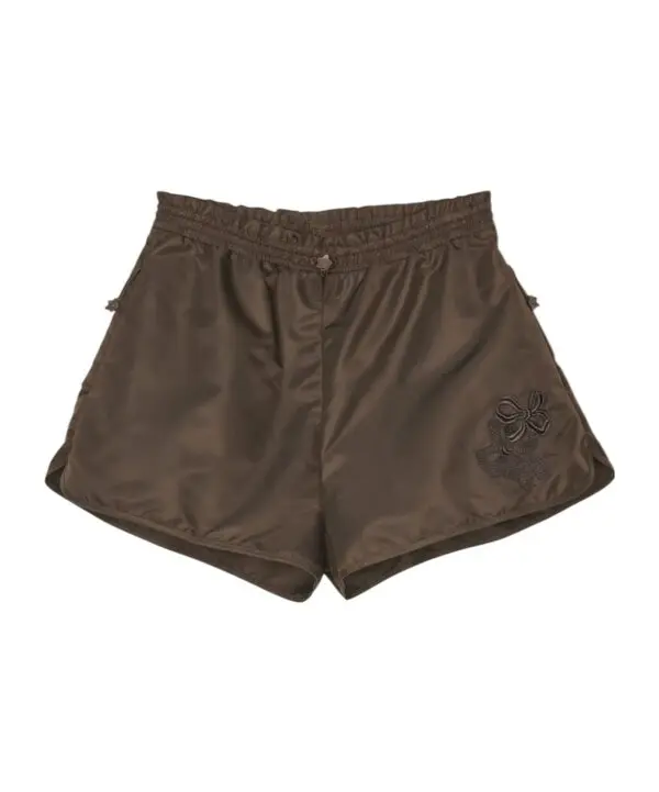 Cecilie Bahnsen Elastic Waist Shorts - Brown