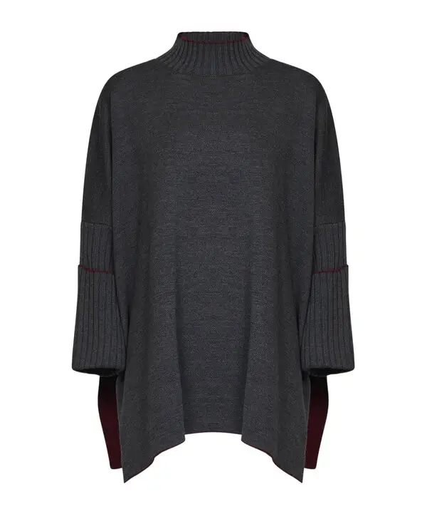 Herno Oversized Ribbed Knit Sweater