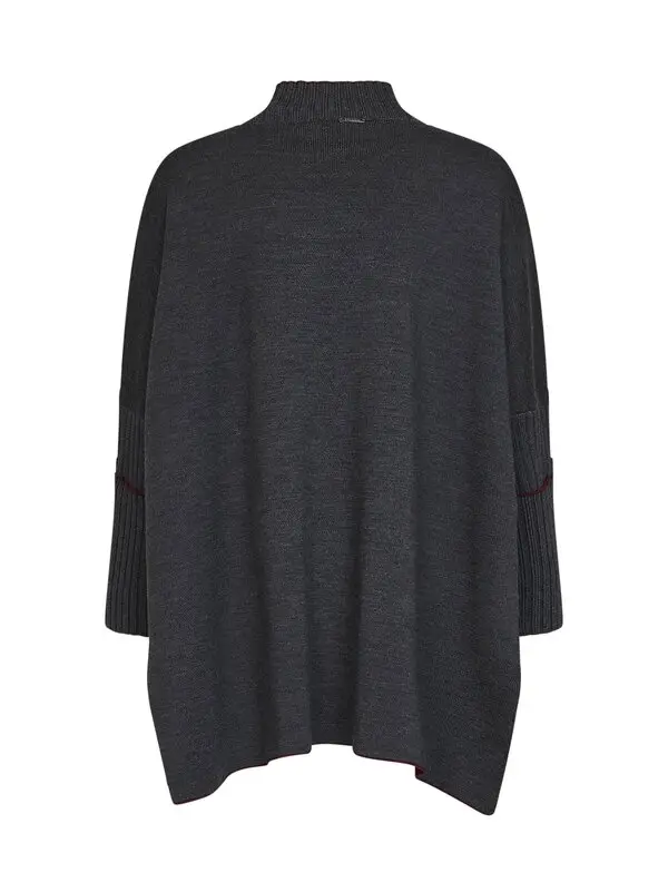 Herno Oversized Ribbed Knit Sweater