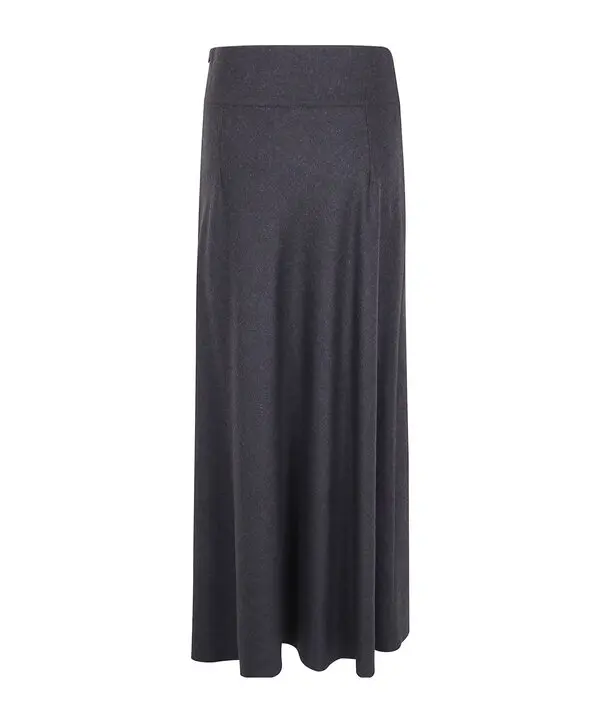 D.exterior Lace-up Detail Skirt