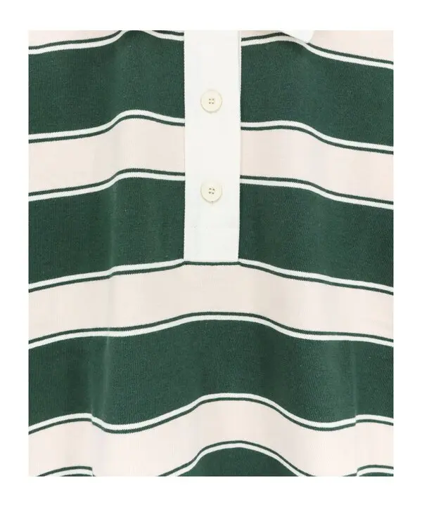 Closed Striped Rugby Sweater - Multi-color