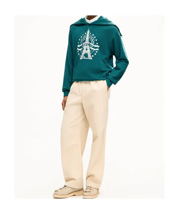 Kenzo Eiffel Tower Design' Hoodie In Cotton