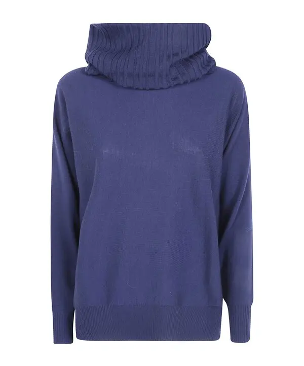 D.exterior High-neck Knit Sweater