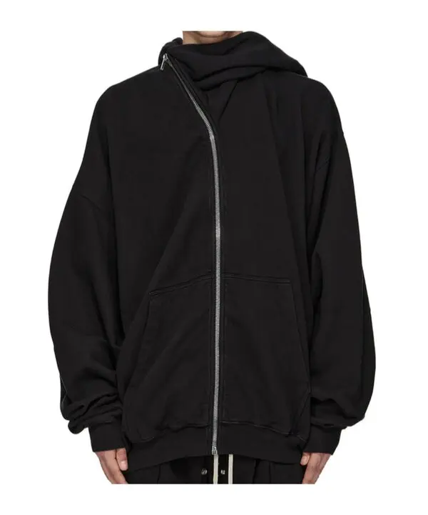Rick Owens Mountain Hun Zip Hoodie