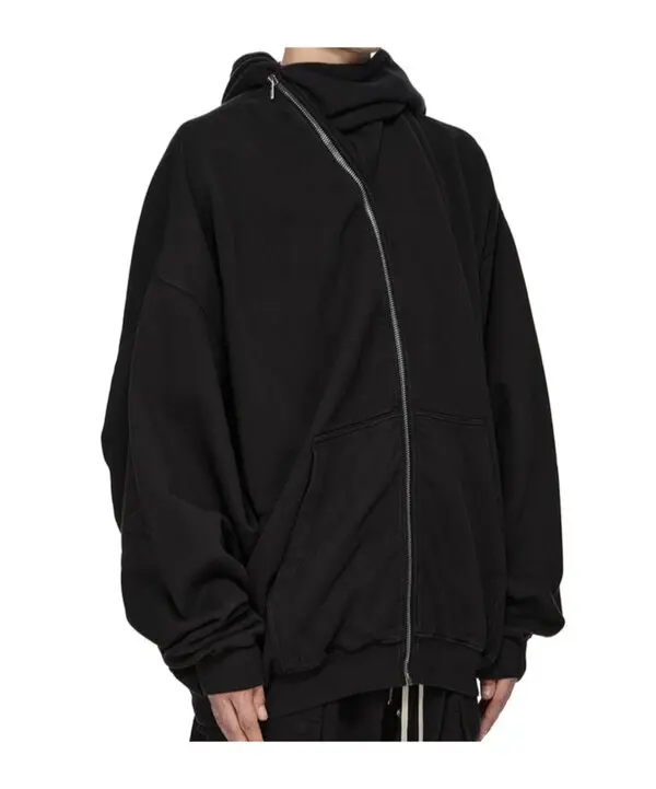 Rick Owens Mountain Hun Zip Hoodie
