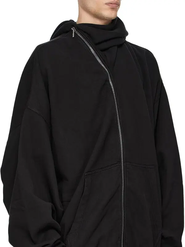 Rick Owens Mountain Hun Zip Hoodie