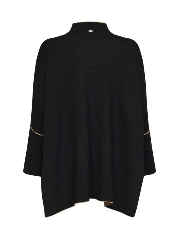 Herno Oversized Ribbed Knitted Sweater