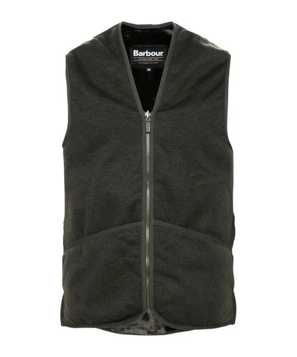 Barbour Zip-up Padded Gilet - Black