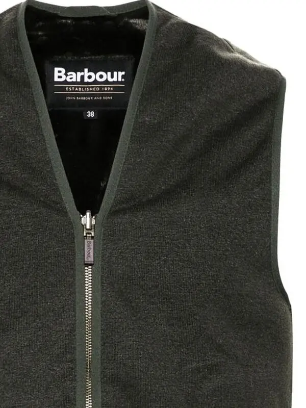 Barbour Zip-up Padded Gilet - Black
