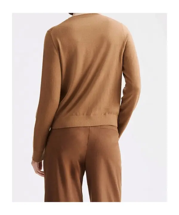 Marella Button-front Long-sleeve Knit Top