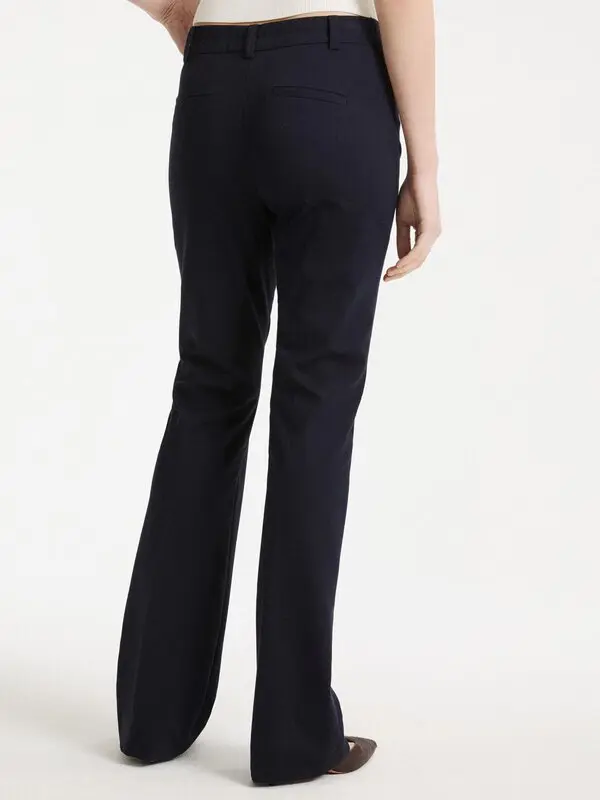 Marella Tailored Flare Trousers With Belt Loops