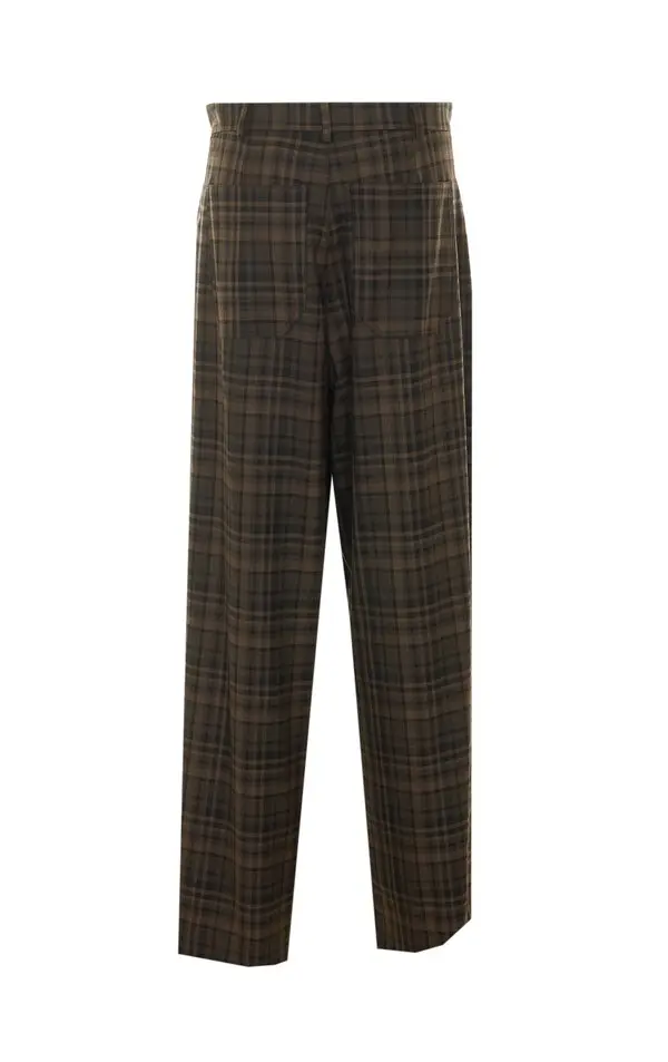 ANIYE BY Checked Drawstring Waist Pants