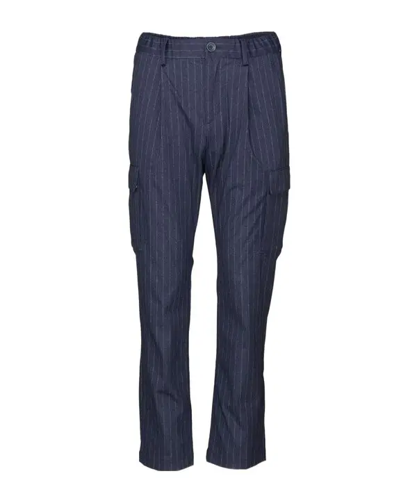 Herno Pinstriped Cargo Trousers