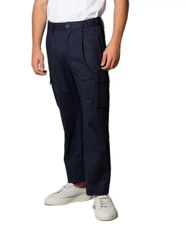 Herno Pinstriped Cargo Trousers