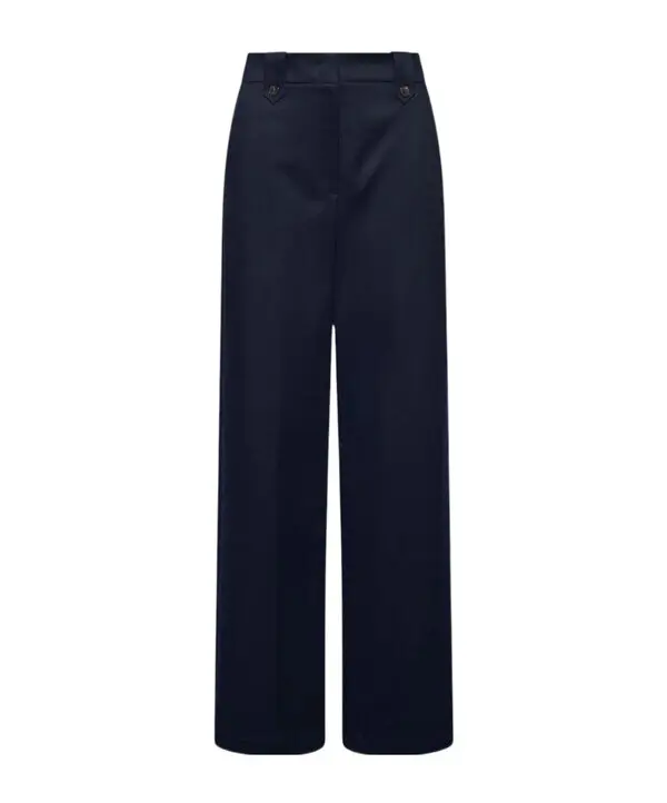 Marella Stretch Lyocell And Cotton Blend Trousers