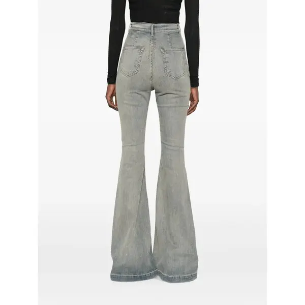 Rick Owens High-waisted Flared Jeans