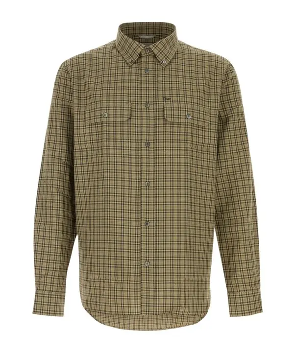 Dior Checked Long-sleeved Shirt
