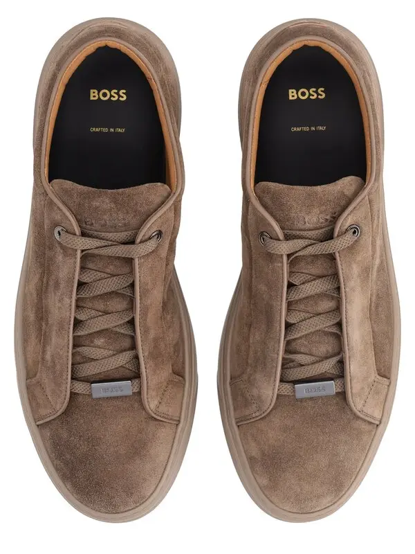BOSS Garytenn" Suede Lace-up Sneakers