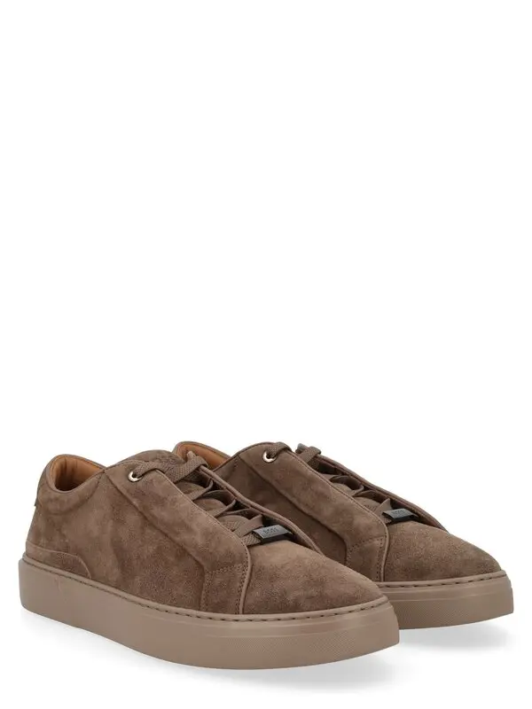 BOSS Garytenn" Suede Lace-up Sneakers