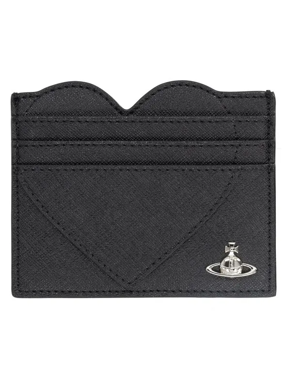 VIVIENNE WESTWOOD Portacarte "heart - Black