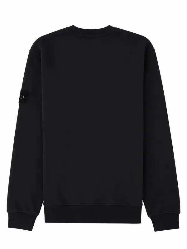 Stone Island Felpa Con Patch Logo