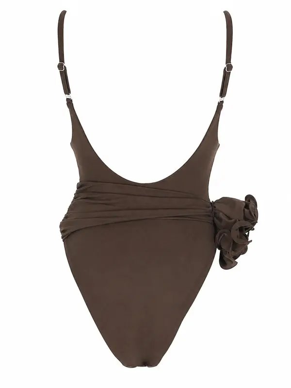 Magda Butrym One Piece Swimsuit With Gathered Detail