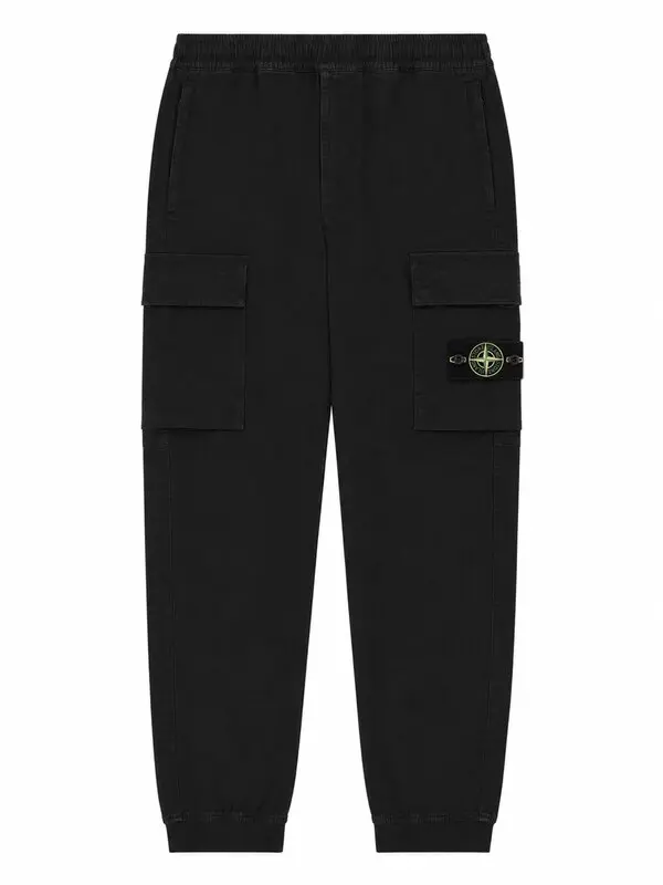 Stone Island Cargo Pants With Logo Patch