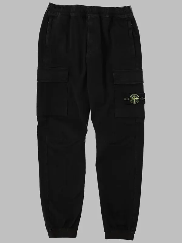 Stone Island Cargo Pants With Logo Patch