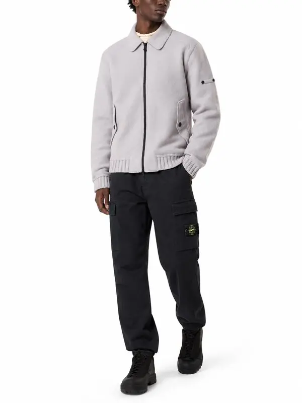 Stone Island Cargo Pants With Logo Patch