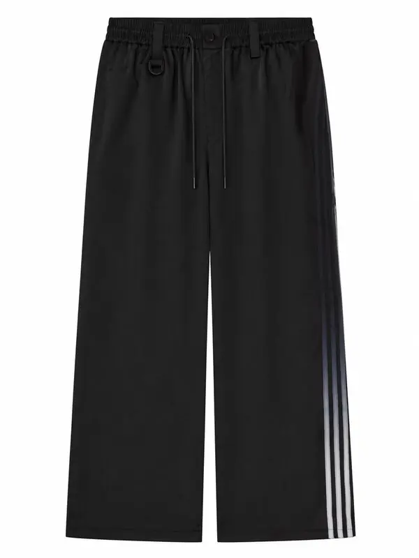 Y3 Satin Wide Leg Pants With Drawstring