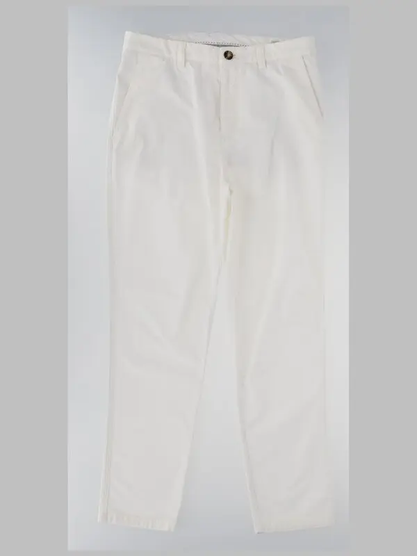 Brunello Cucinelli Cotton Trousers Made In Italy