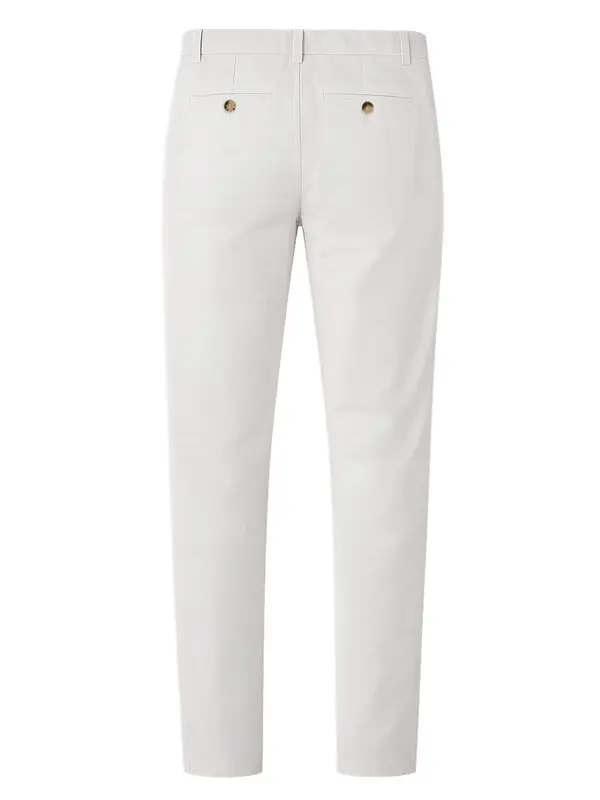 Brunello Cucinelli Cotton Trousers Made In Italy